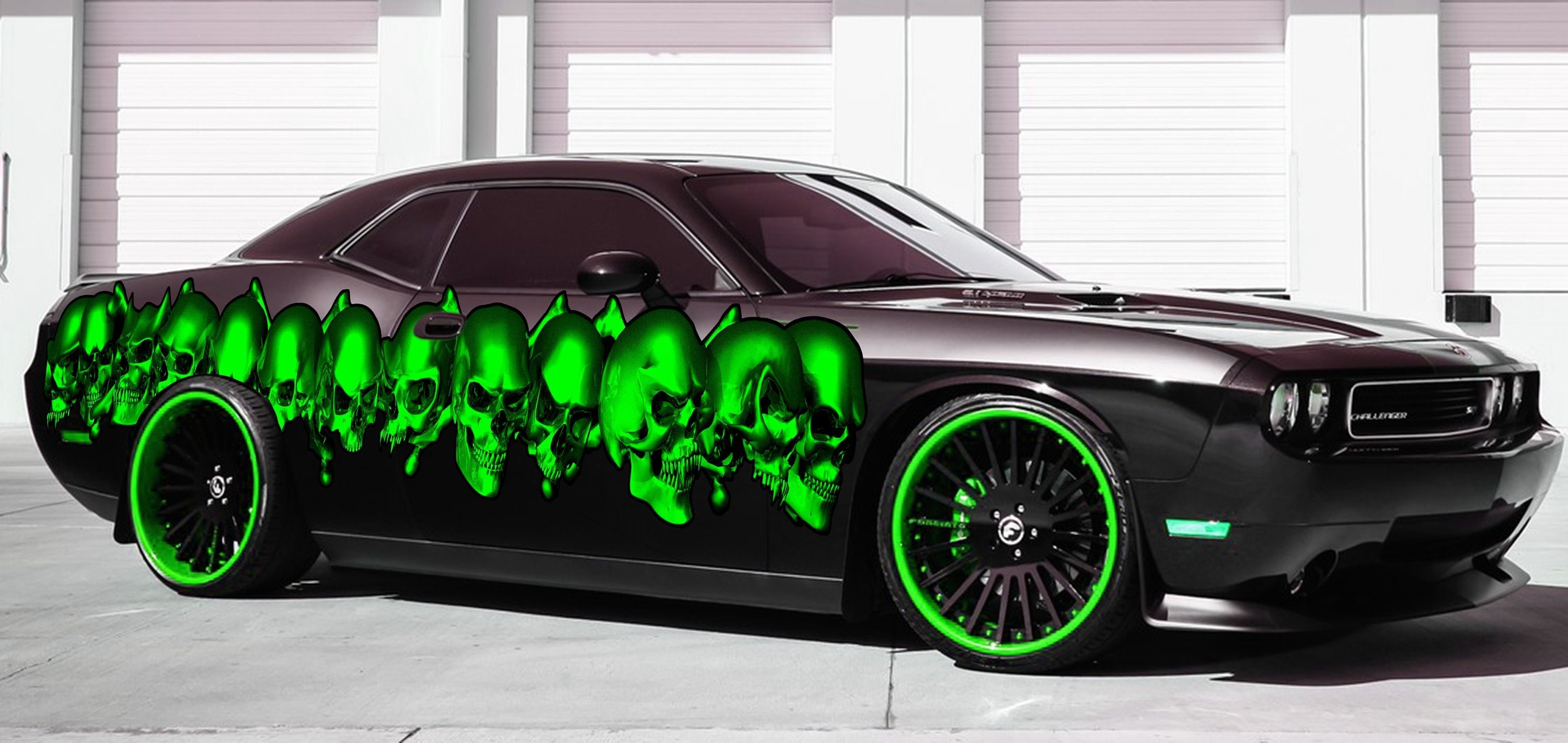 3D Pirate Skull Full Color Car Vinyl Design Tribal Skulls - Etsy