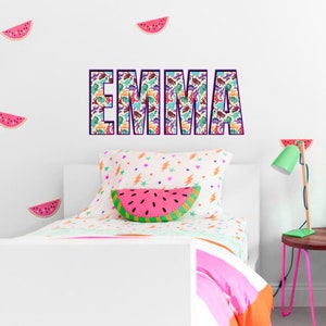 Dragon Custom Name Wall Decal, Personalized Sticker, Personalized Decal ...
