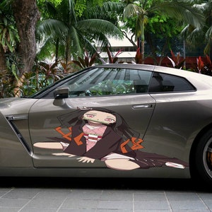 Anime Girl Car Wrap, Anime Car Vinyl Decal, Anime Girl Car Sticker ...