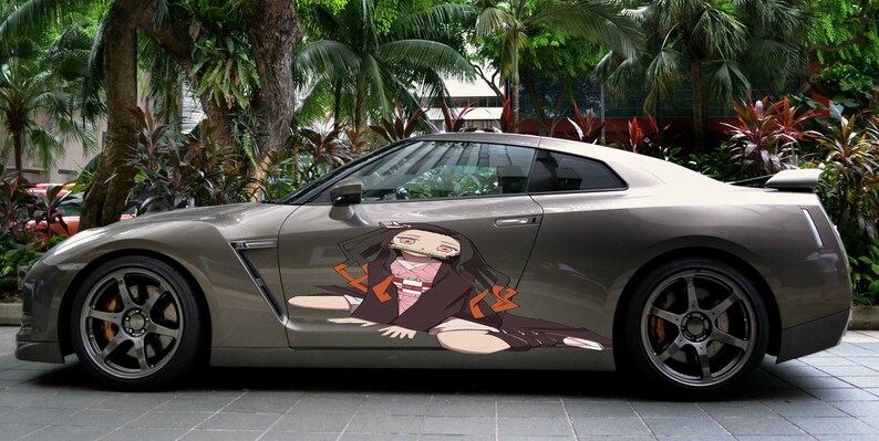 Anime Girl Car Wrap Anime Car Vinyl Decal Anime Girl Car - Etsy