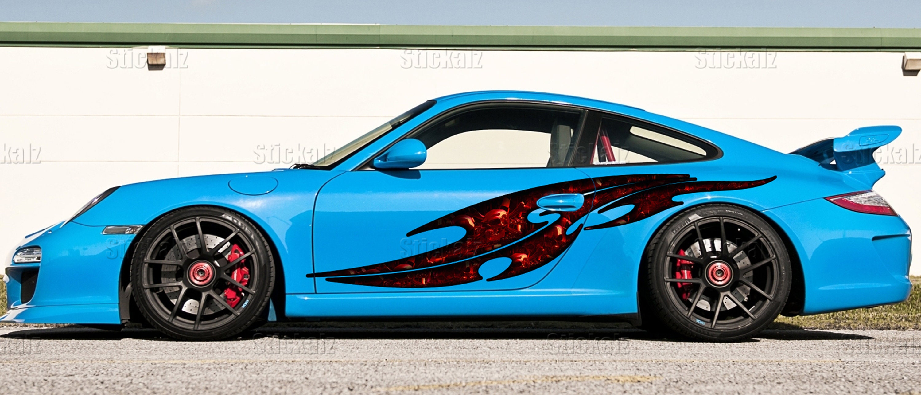 Ripped Metal Full Color Car Decor Ripped Metal Color Vinyl - Etsy