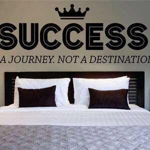 Success New Vinyl Decal Design Sticker Decor Motivational Wall Murals ...