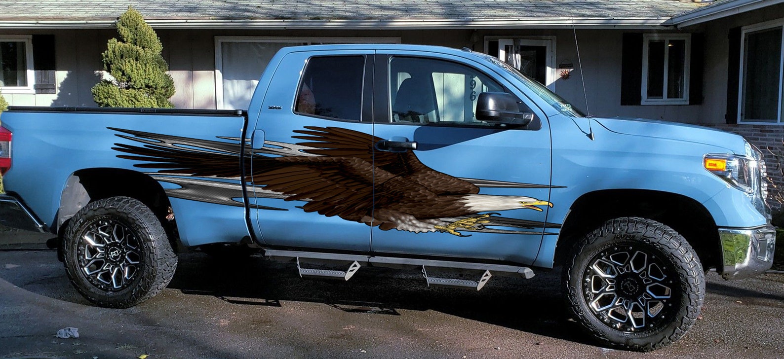 Bald Eagle Street Racing Graphic Decal 3D Tribal Car Wrap - Etsy