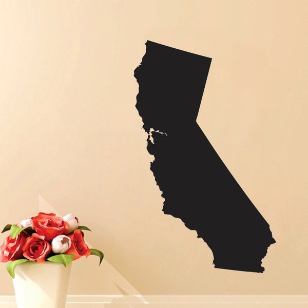 California Map Wall Decal - Etsy