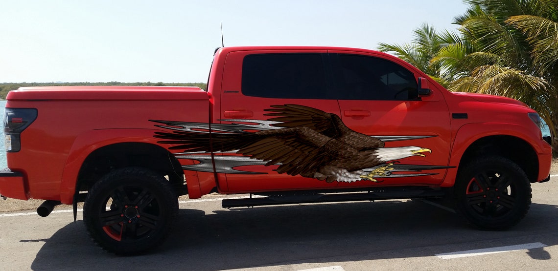 Bald Eagle Street Racing Graphic Decal 3D Tribal Car Wrap - Etsy