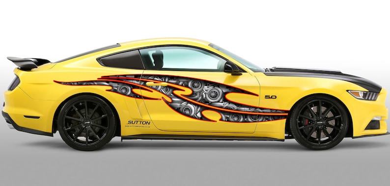 Car Side Tribal Turbocharged Graphic 3D Car Graphic Tribal - Etsy