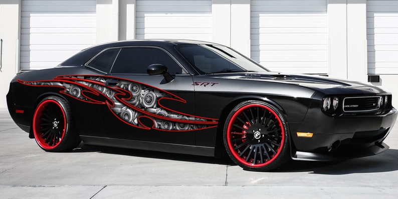 Car Side Tribal Turbocharged Graphic 3D Car Graphic Tribal - Etsy