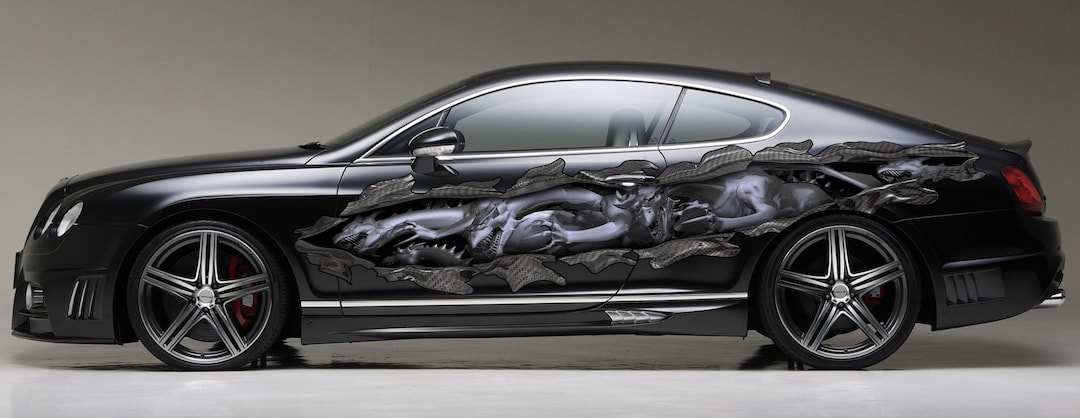 Dragon Car Vinyl Design, 3D Lizard Street Racing Wrap, 3D Dragons Car ...