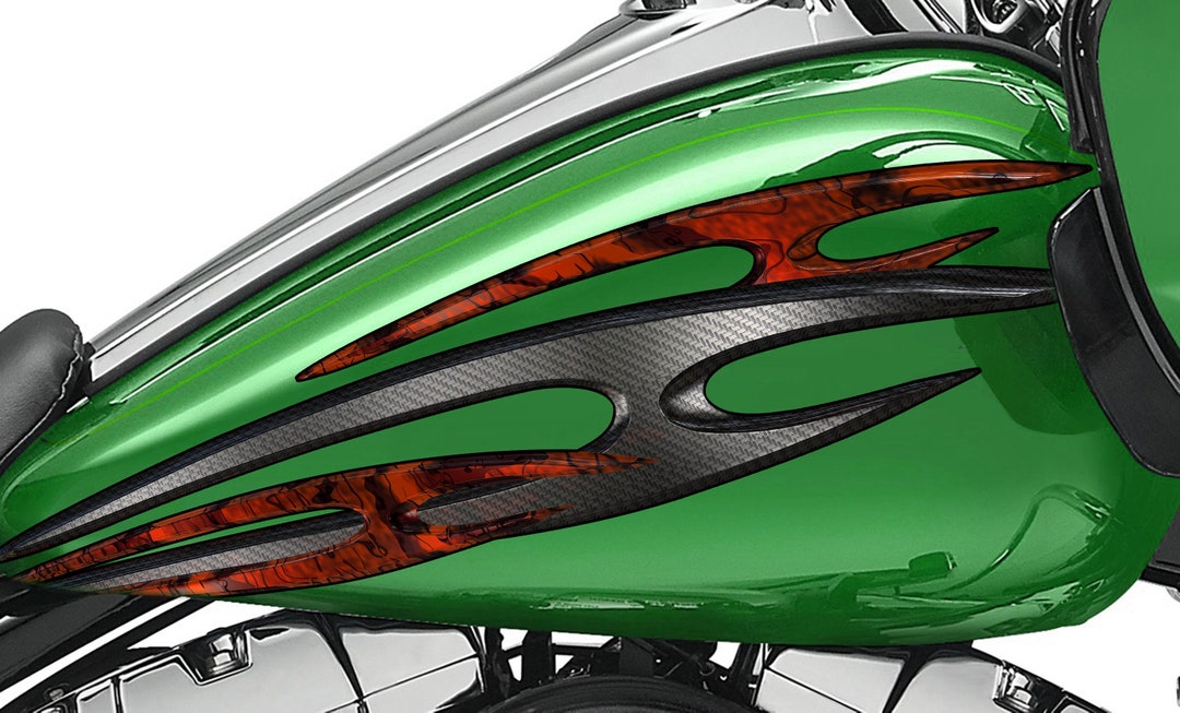 Tribal Bike Sticker, Tribal Bike Decal, Dirt Bike Full Color Vinyl ...