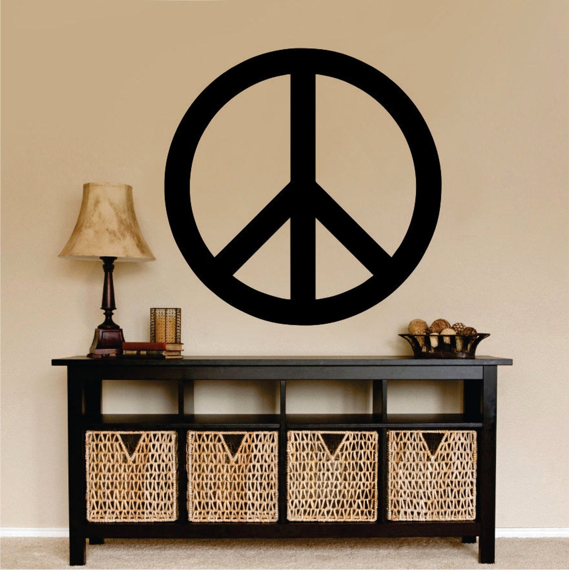 Peace Sign Stencil New Vinyl Decal Sticker Decor - Etsy