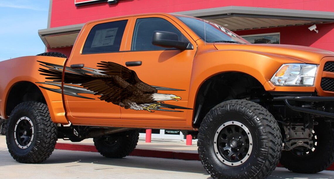Bald Eagle Street Racing Graphic Decal 3D Tribal Car Wrap - Etsy