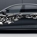 3D Checkered Flag Car Wrap Ripped Metal Racing Flag Car - Etsy