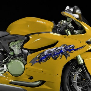 Dragons Full Sport Bike Vinyl, 3D Dragon Motorcycle Wrap Vinyl, Lizard ...