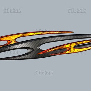 Stickers for Sport Cars, One Part Mirrored, Tattoo Car Sticker, Tribal ...