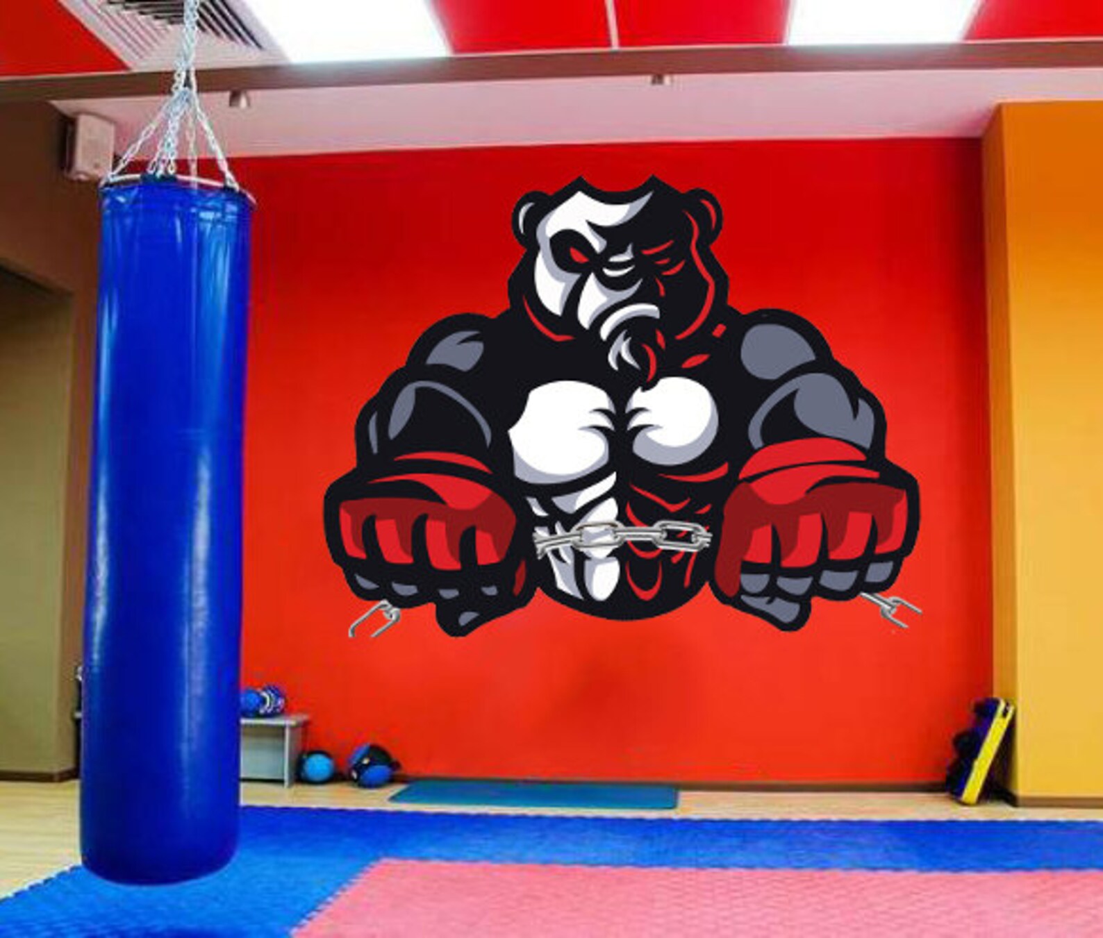 Sport Boxing MMA Wall Decal, Sport Boxing Wall Sticker,modern Wall Art ...