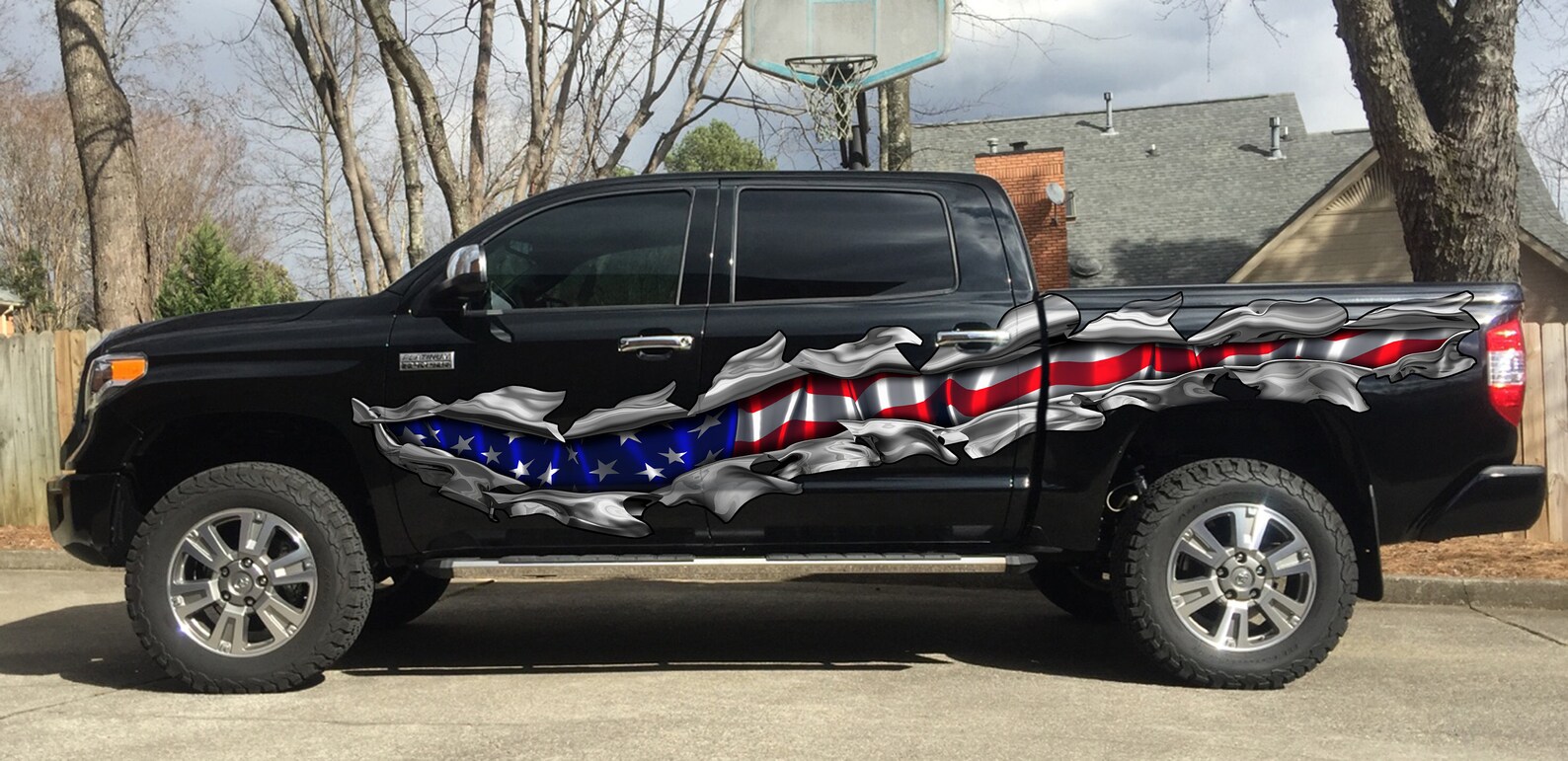 USA Flag Truck Vinyl Side Graphics American Flag Car Sticker - Etsy