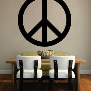 Peace Sign Stencil New Vinyl Decal Sticker Decor – Motivational Wall ...