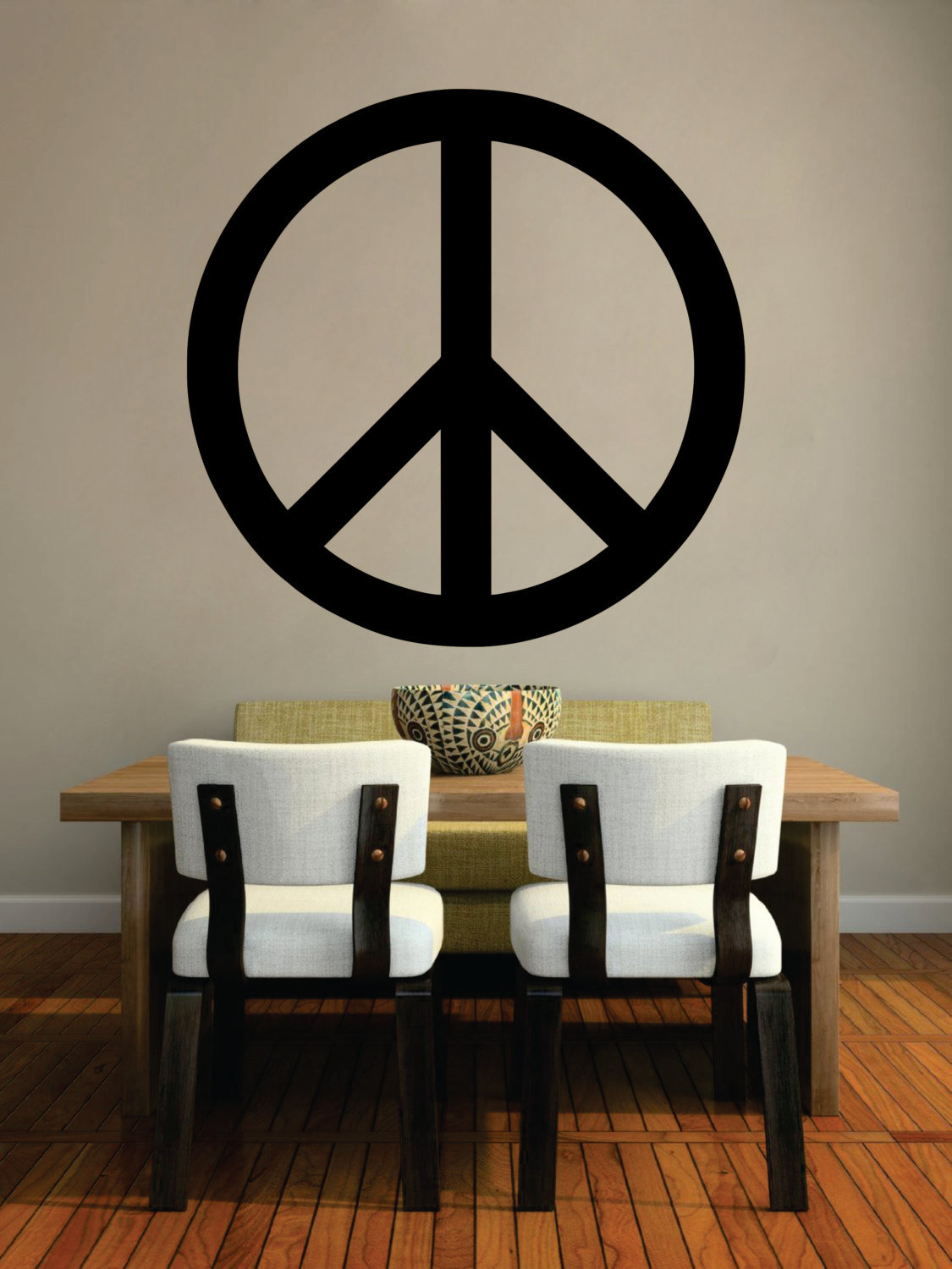 Peace Sign Stencil New Vinyl Decal Sticker Decor – Motivational Wall ...