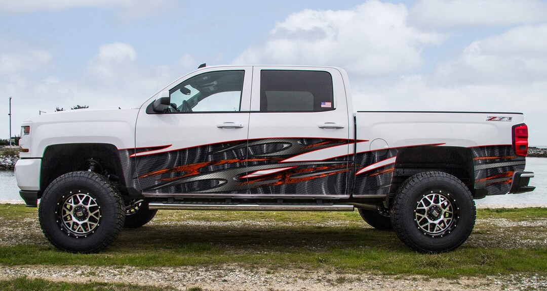 Tribal Street Racing Graphic, Car Vinyl Full Color Tribal Decal, Wrap ...