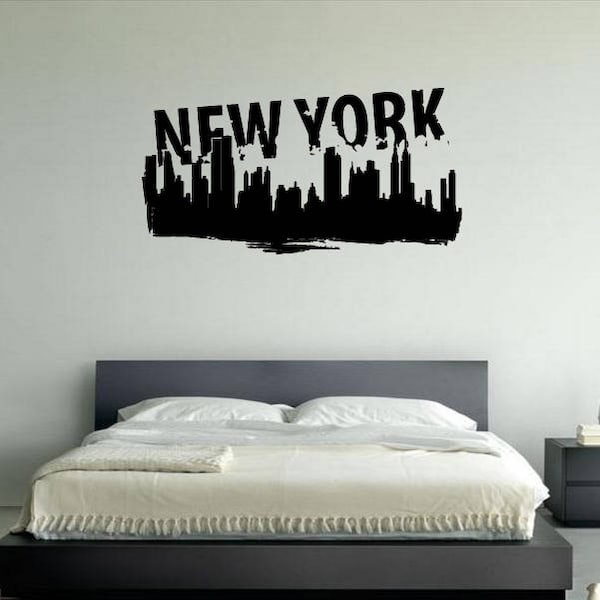 New York Wall Decal - Etsy