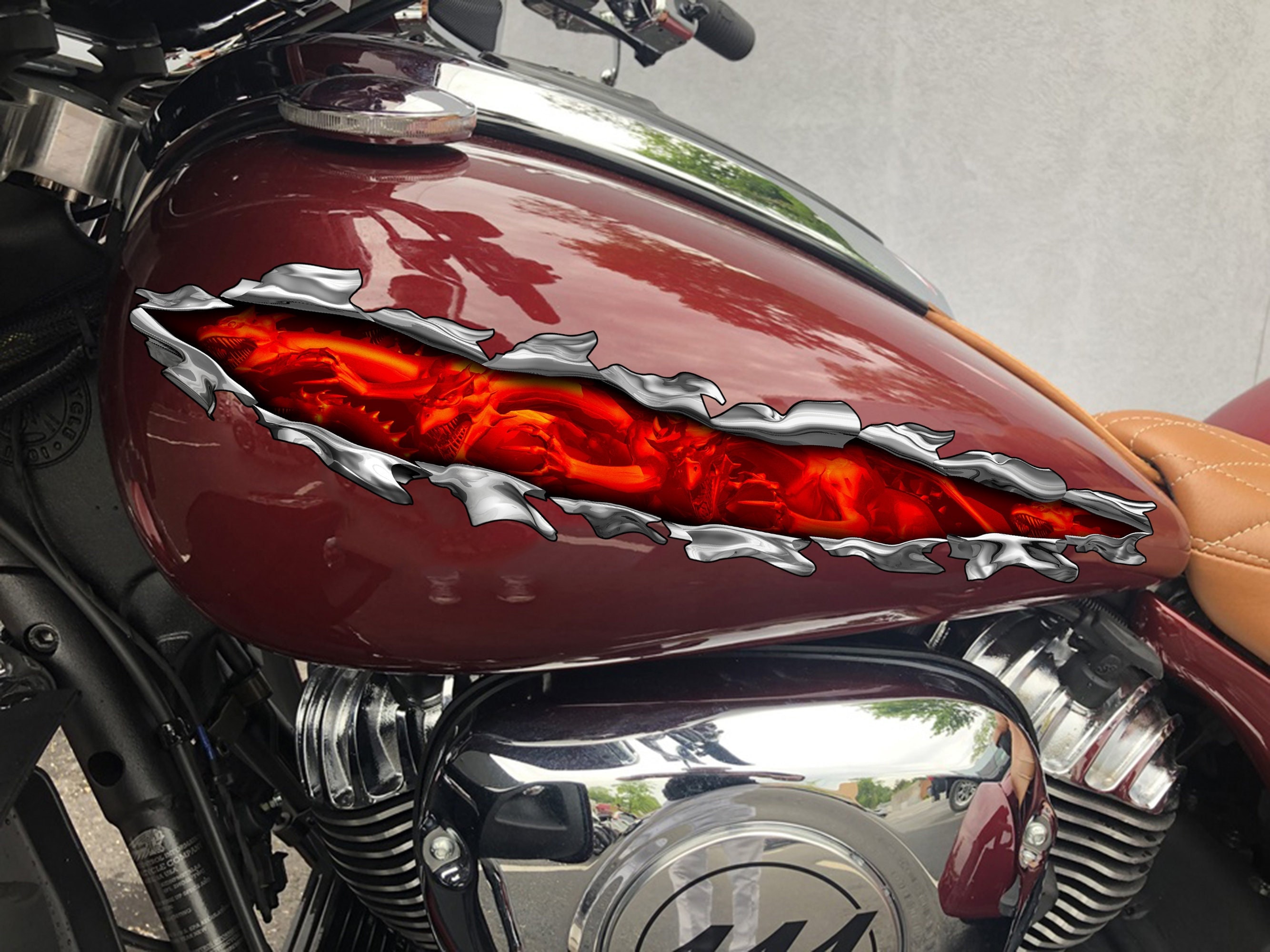 Motorcycle Design Sticker