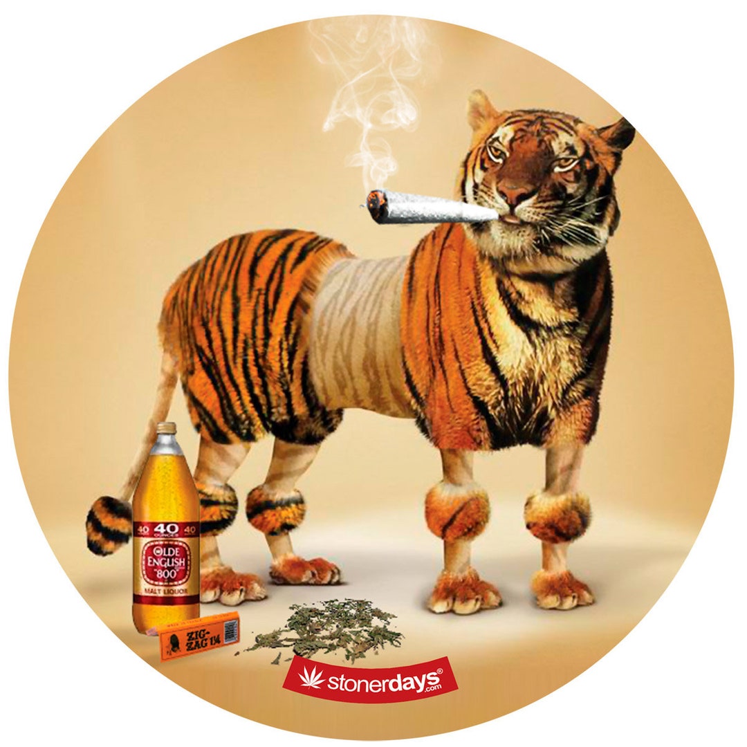 OG Tiger Dab Mat. Tiger Glass Mat. Tiger. Glass Mat. - Etsy