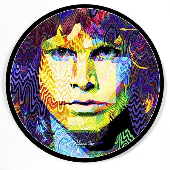 Jim Morrison Dab Mat. Jim Morrison Glass Mat. Dab Mat. Glass - Etsy