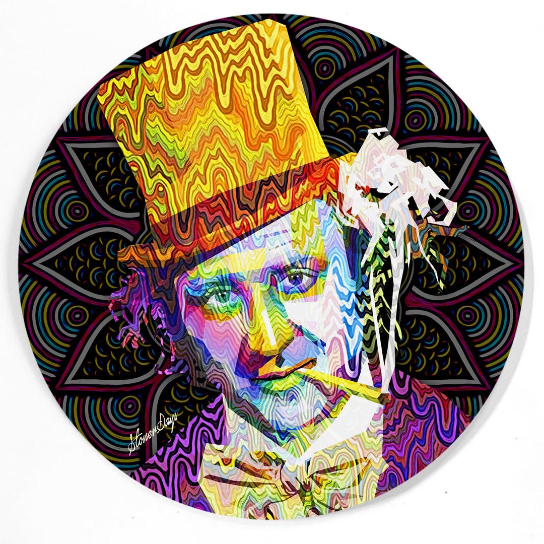 Willy Wonka Dab Mat. Willy Wonka Glass Mat. Dab Mat. Glass Mat. Willy ...