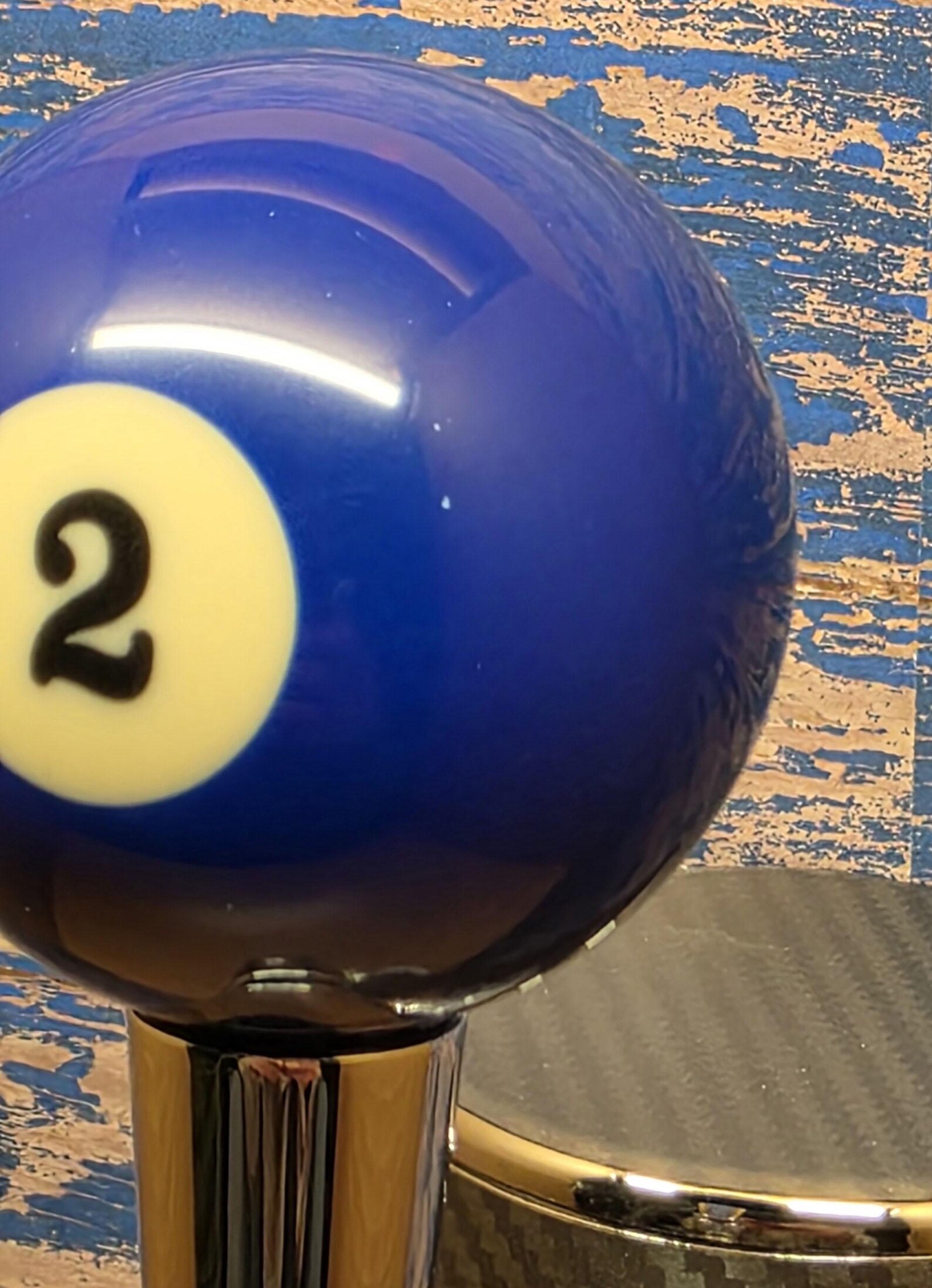 2 Ball Beer Tap Real Billiard Pool Two Ball Upcycled Home Bar - Etsy
