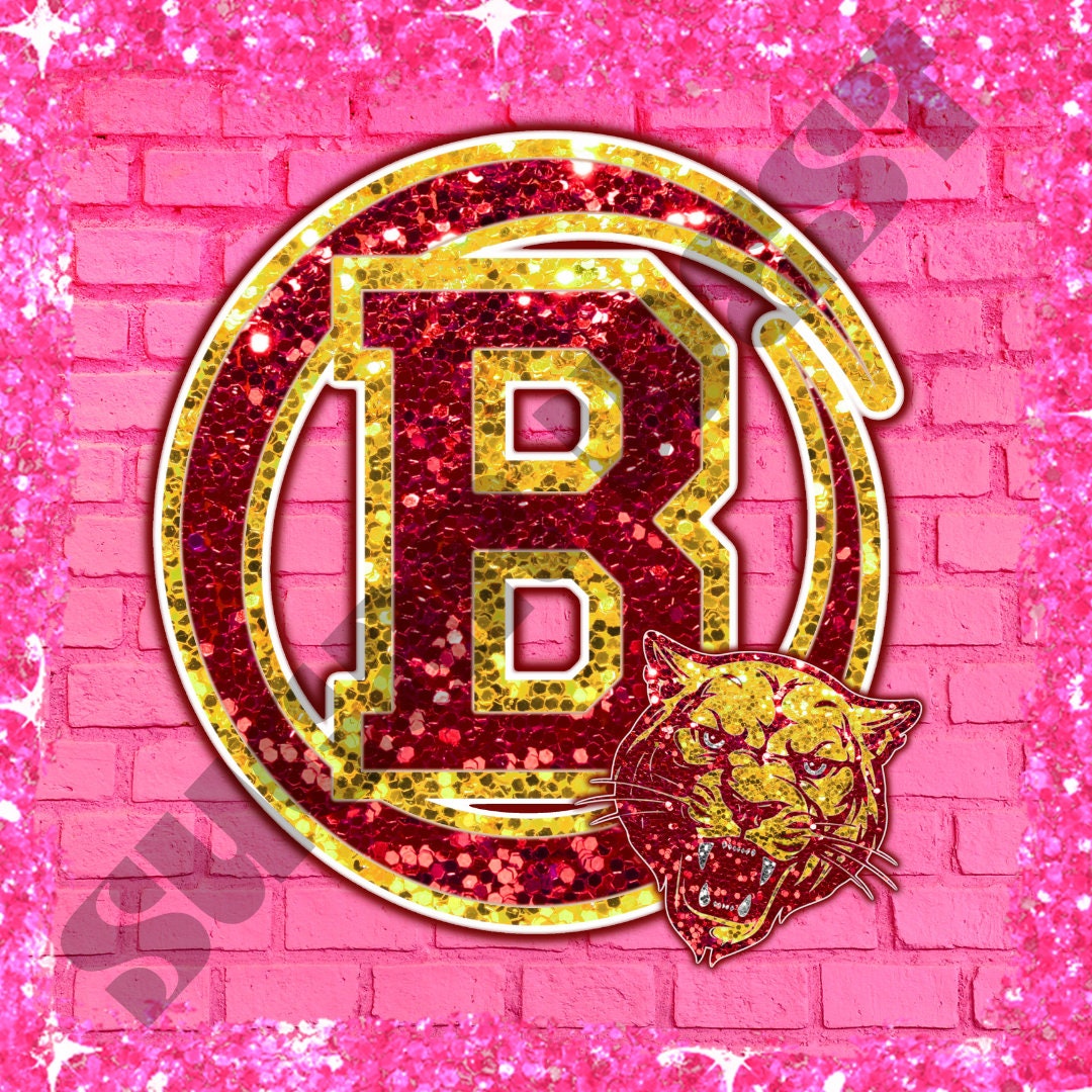 Bells Panthers Logo and Mascot Glitter Design DIGITAL PNG - Etsy