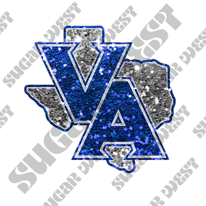 Van Alstyne Glitter School Spirit Logo DIGITAL PNG - Etsy