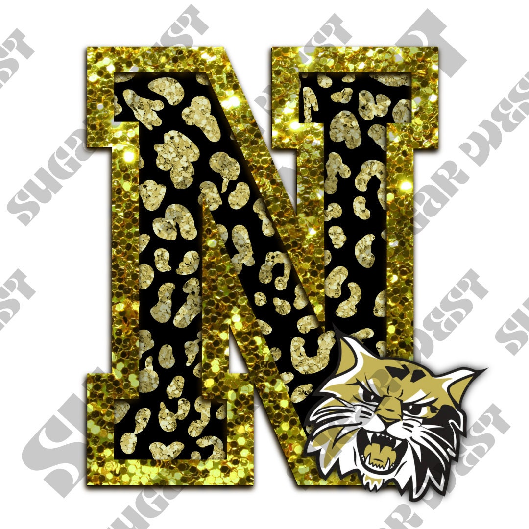Neosho Wildcats Glitter Leopard School Spirit DIGITAL DESIGN PNG - Etsy