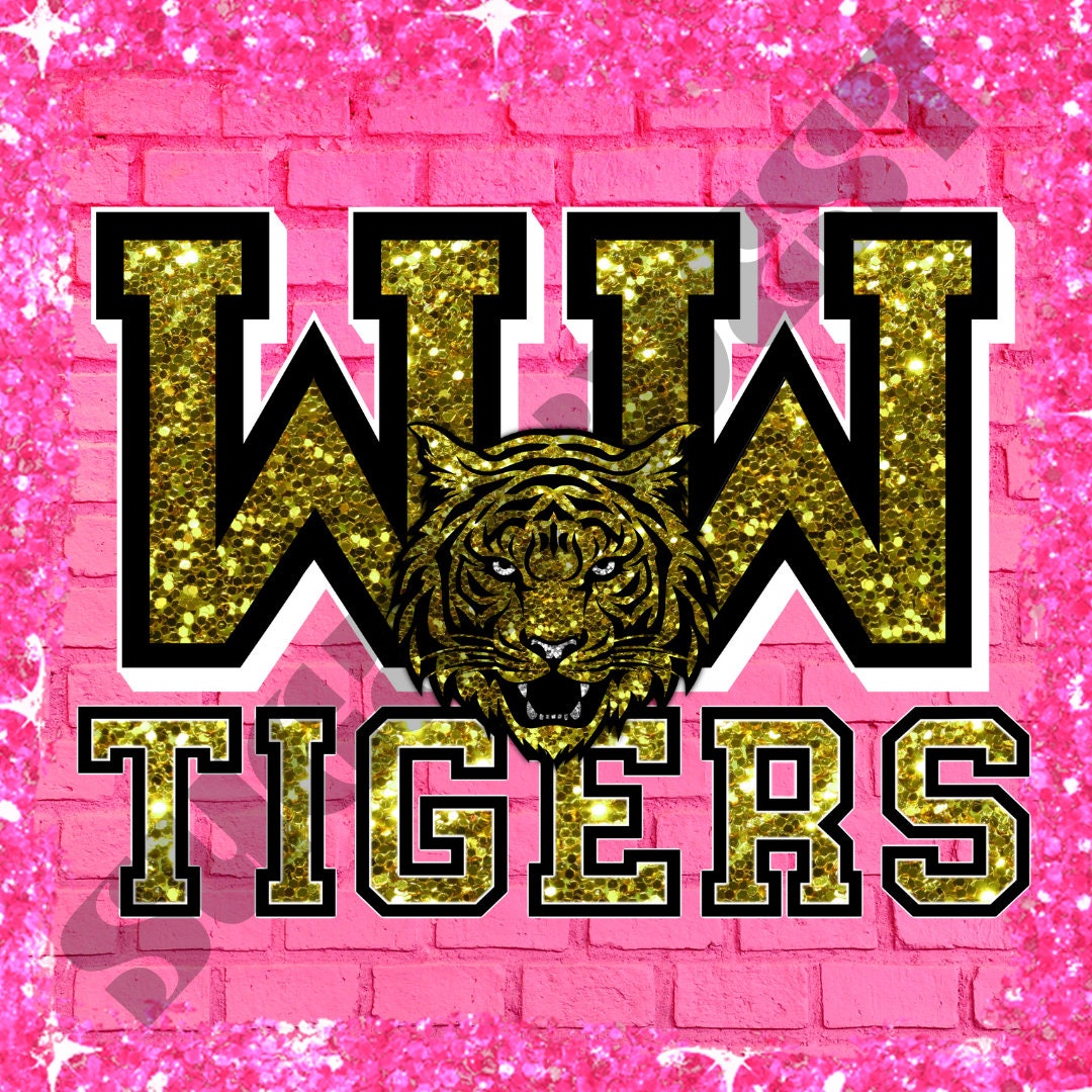 Whitewright Tigers Glitter School Spirit PNG DIGITAL ONLY - Etsy