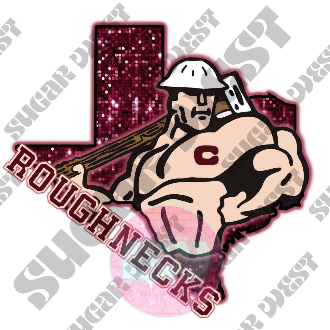 Roughnecks *texas Series* School Spirit Mascot -2 DESIGNS!- DIGITAL PNG ...