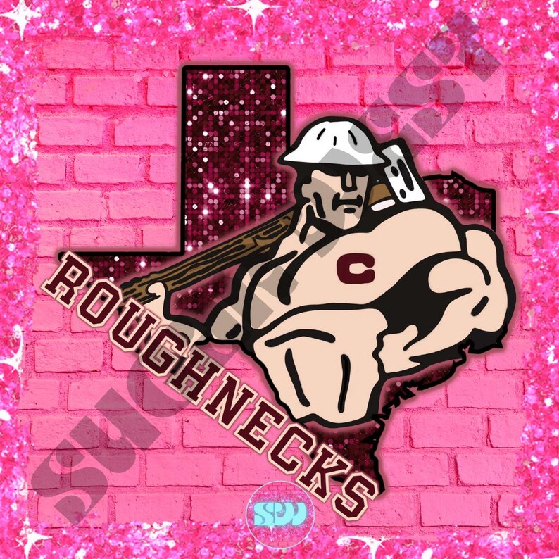 Roughnecks *texas Series* School Spirit Mascot -2 DESIGNS!- DIGITAL PNG ...