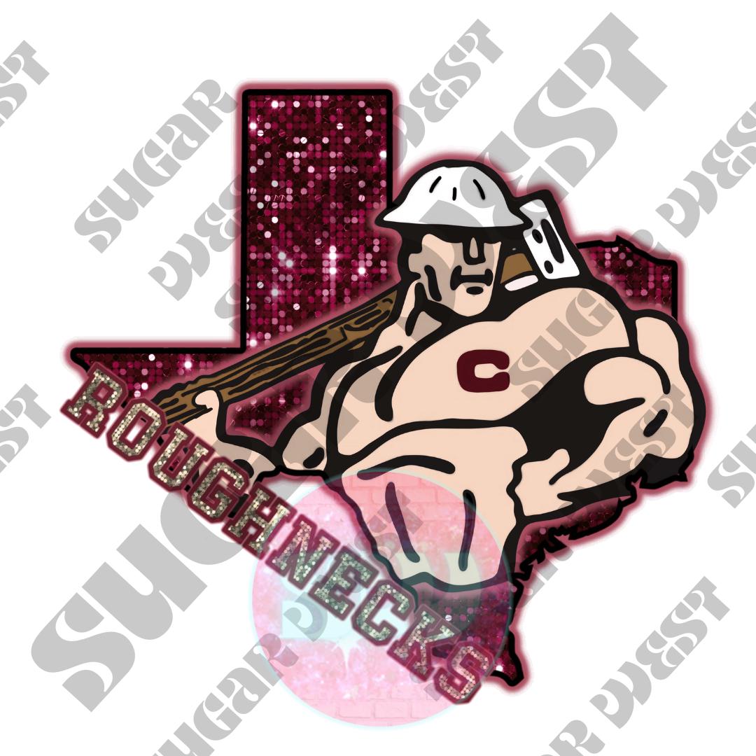 Roughnecks *texas Series* School Spirit Mascot -2 DESIGNS!- DIGITAL PNG ...