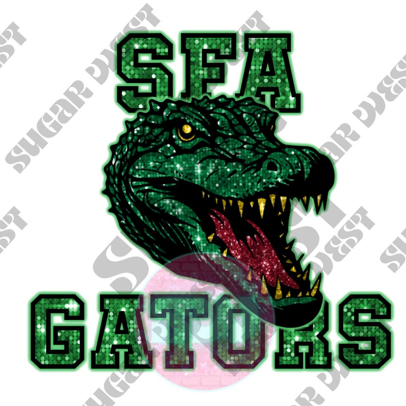 SFA Gators Mascot School Spirit DIGITAL Png - Etsy