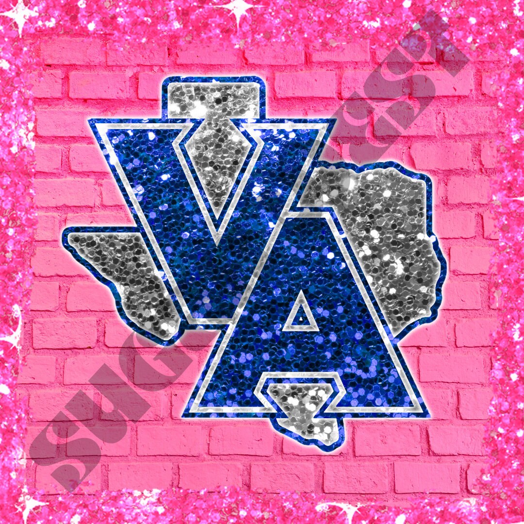 Van Alstyne Glitter School Spirit Logo DIGITAL PNG - Etsy