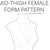 Mid Thigh Female Form Pattern for EVA Foam Crafting, Cosplay, Display ...