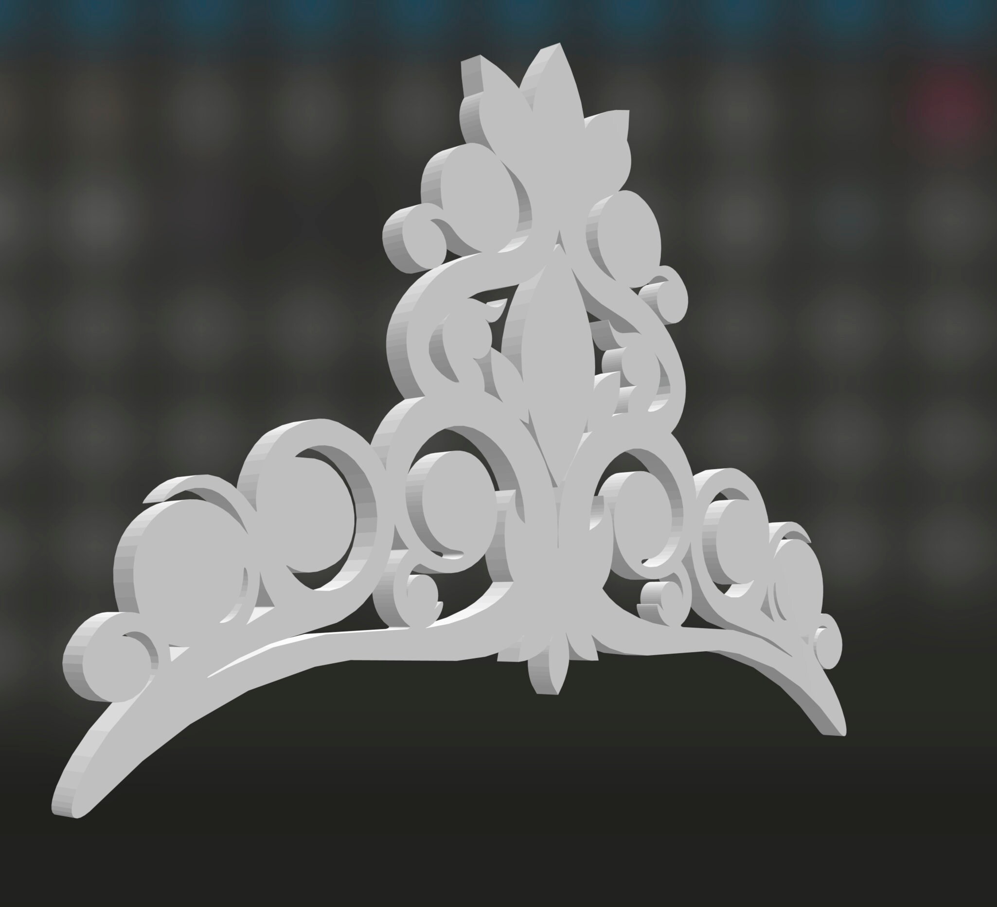 Tiara Crown STL File for 3D Printer Flat Print Package - Etsy
