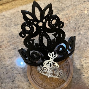 Tiara Crown STL File for 3D Printer Flat Print Package - Etsy