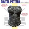Mid Thigh Female Form Pattern for EVA Foam Crafting, Cosplay, Display ...