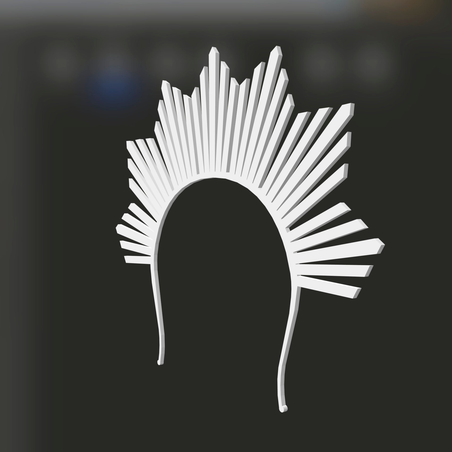 Sunburst Halo Tiara Crown Pack STL Files for 3D Print Digital - Etsy