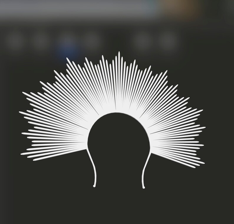 Sunburst Halo Tiara Crown Pack STL Files for 3D Print Digital - Etsy
