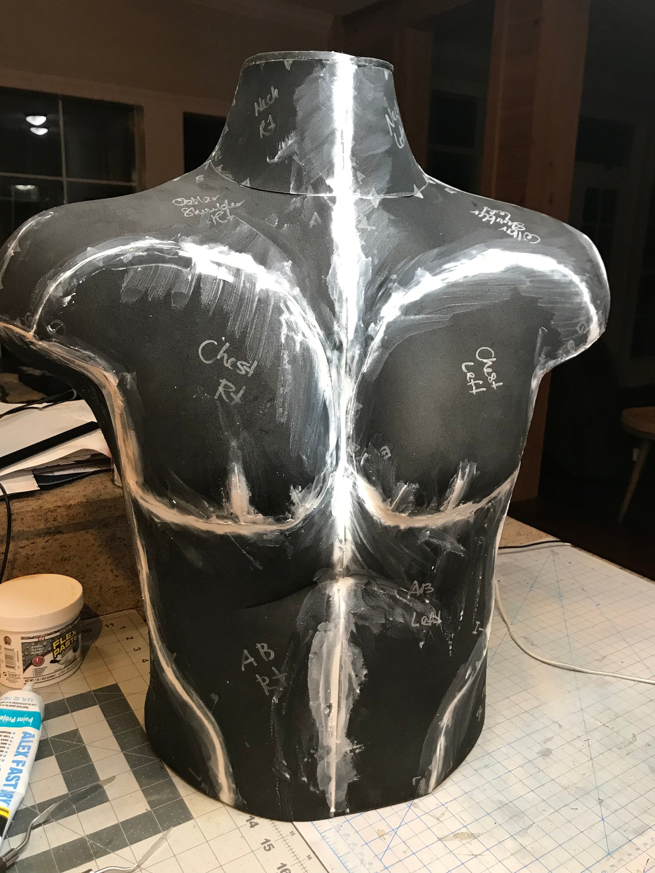 Male Form I Pattern for Tabletop or Wall Display EVA Foam - Etsy