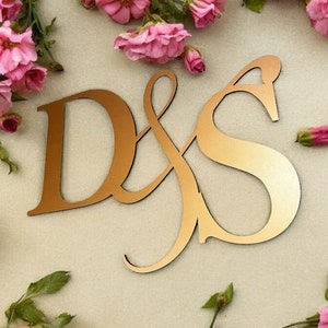 Wedding Initials Sign | Wedding Wood Monogram | Wood Cut Out | Large ...