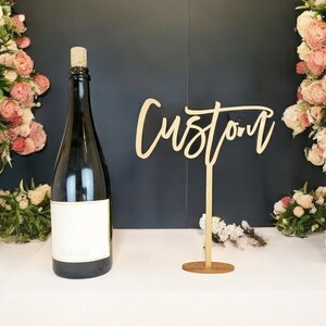 Custom Table Sign | Personalized Table Sign - Etsy