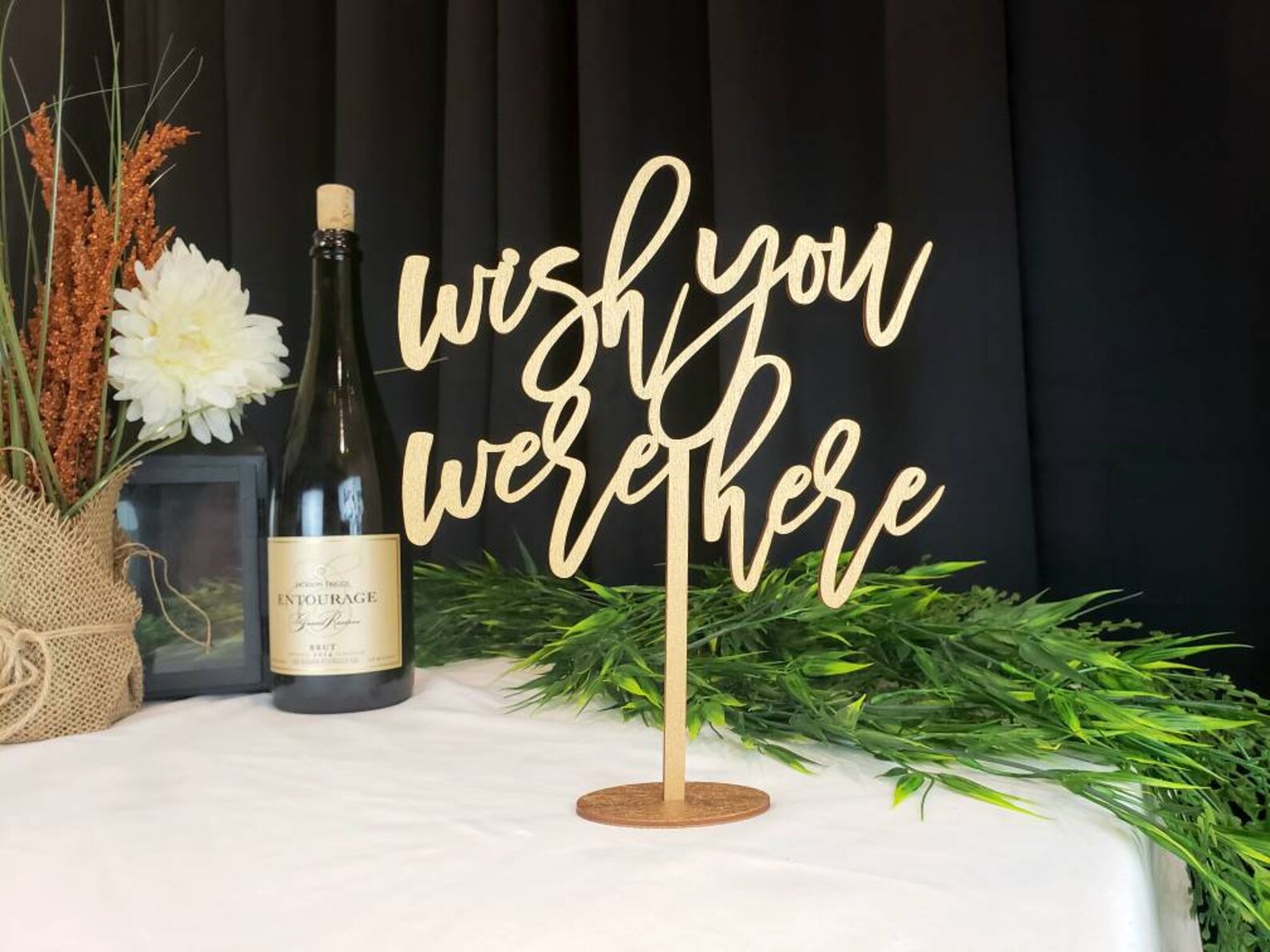 Wish You Were Here Sign Wedding Wood Signs Personalized | Etsy