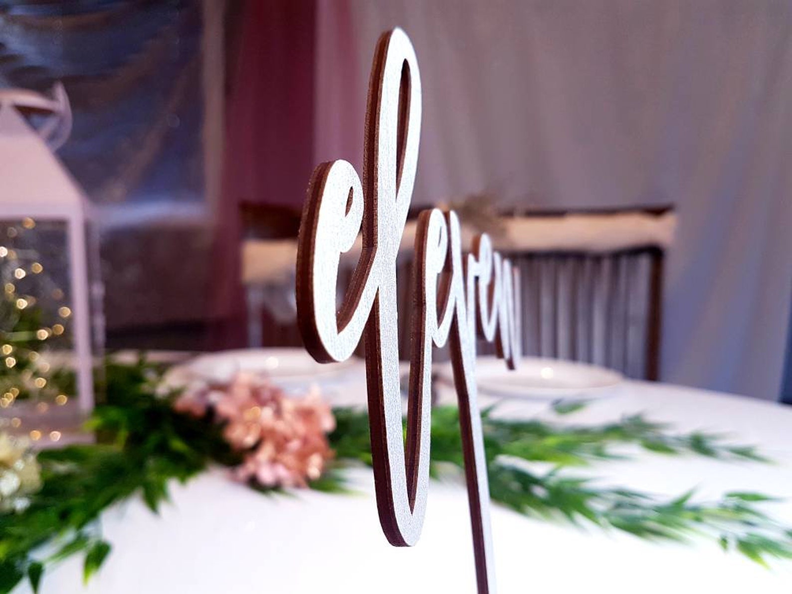 Silver Table Numbers for Wedding Wedding Table Numbers | Etsy Canada