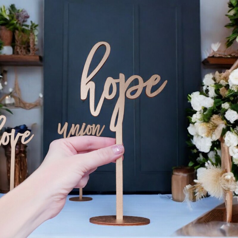 Table Name Signs - Etsy UK